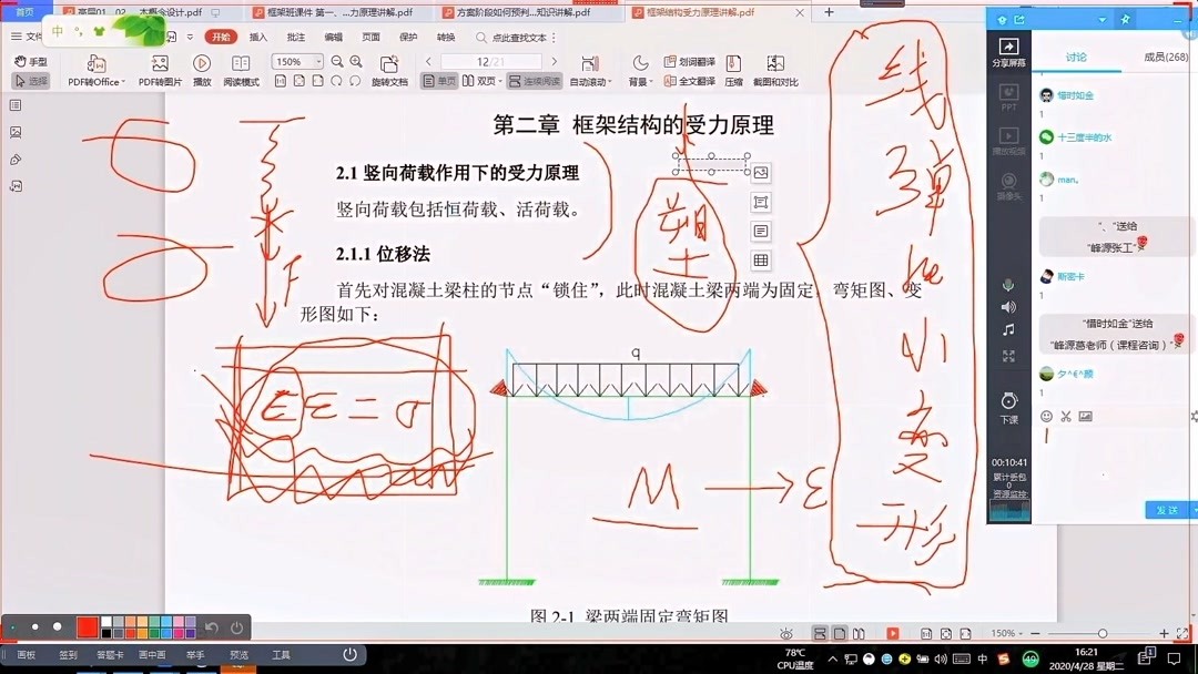 高层13期公开课09 力学原理在结构设计中的应用(位移法)