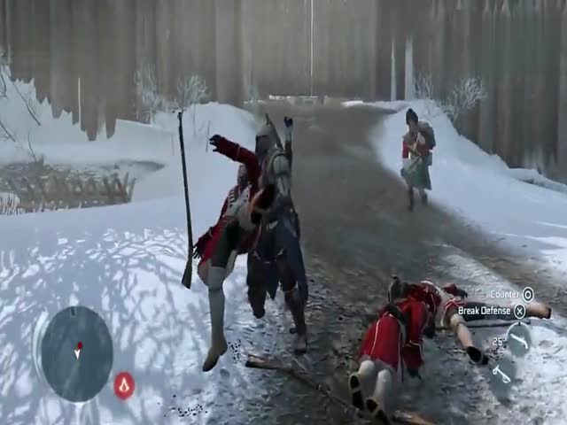 《刺客信条3》已知杀戮动作合集