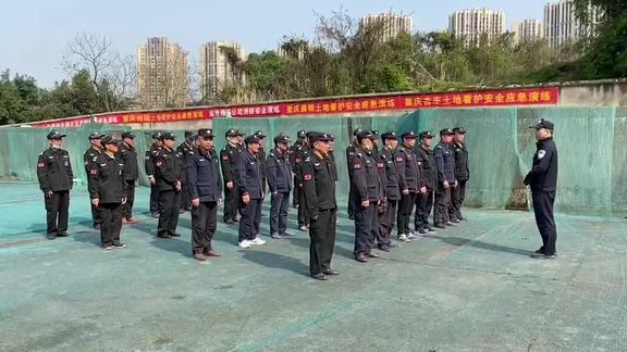 我晨明公司与城管,公安及兄弟单位进行安全应急消防预案完满成功