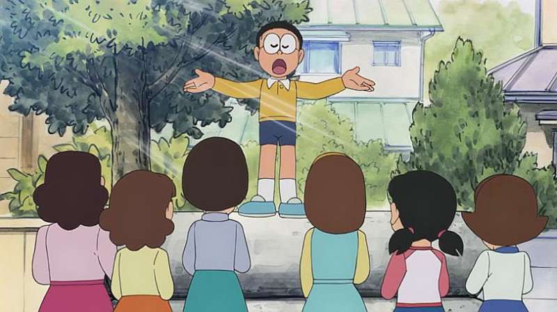 哆啦A梦:大雄唱歌跳舞样样精通,吸引大批迷妹,简直太有才了