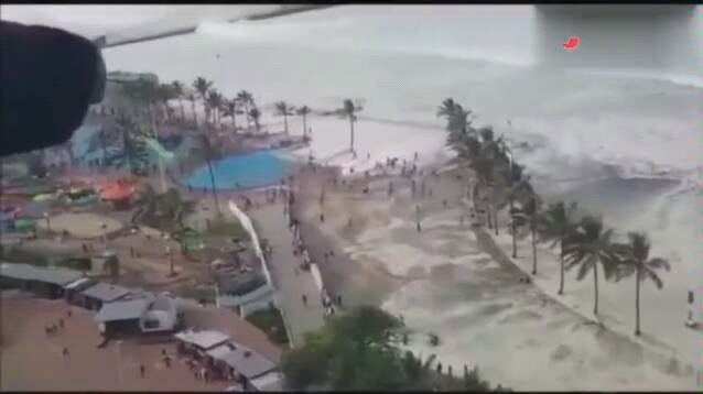 【实拍】近距离感受印尼百年最强海啸