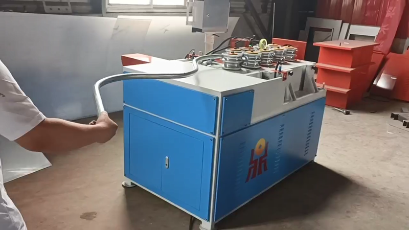 蛇形管弯管机 数控弯弧机 S型弯管机 钢管S弯成型机 图形模拟操作