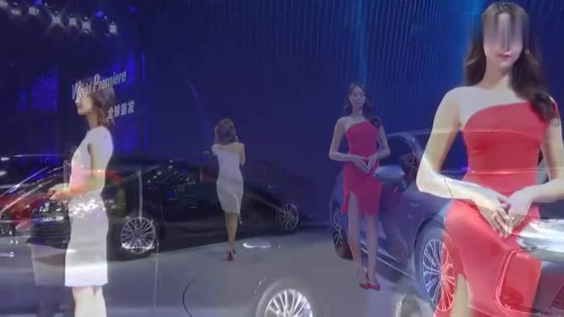 2018广州国际车展 美女车模走秀大集合 现场实拍