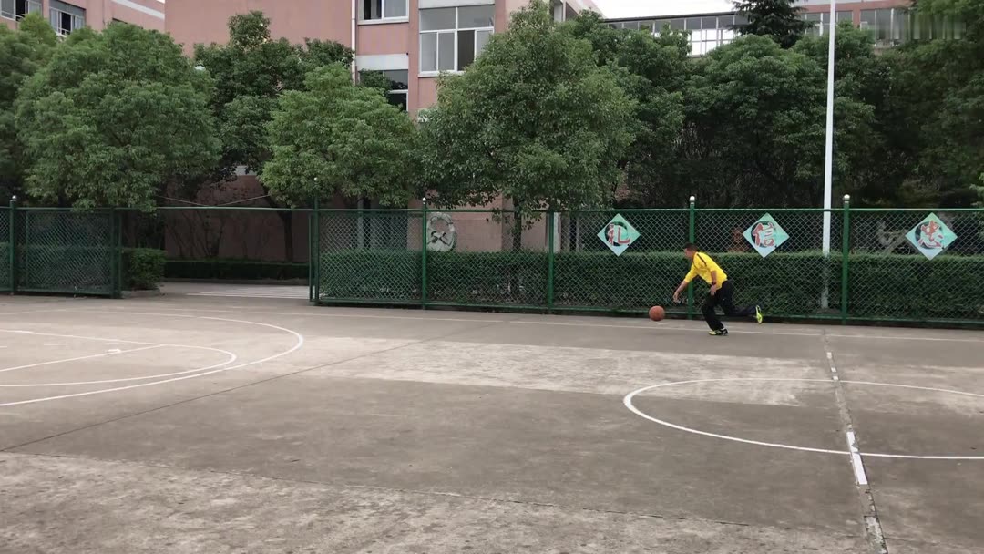 宁波市体育中考篮球运球投篮示范