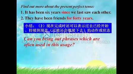 英语现在完成时用法