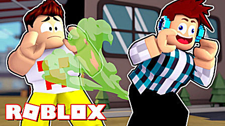 Roblox 放屁模拟器!吃豆子放臭屁!把小伙伴给臭崩到海里去了!