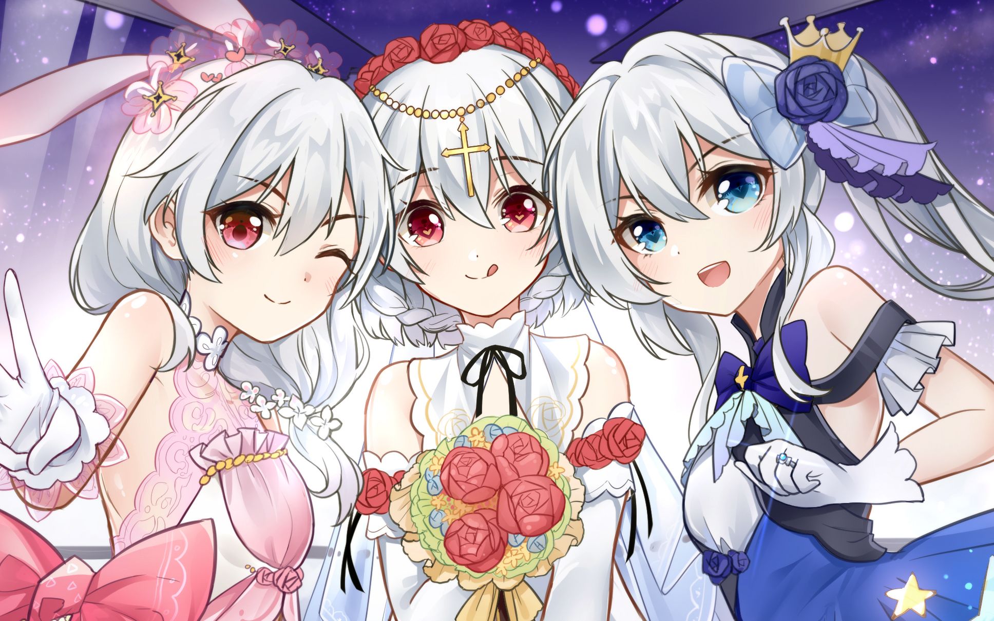 三等分的学院长~!【崩崩崩三周年快落】