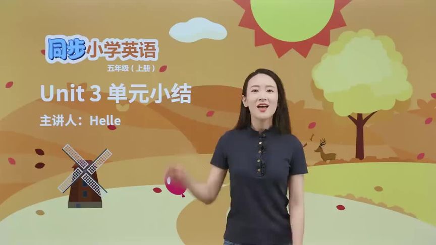 五年级上册冀教版英语Unit3 Lesson 7单元小结第1节