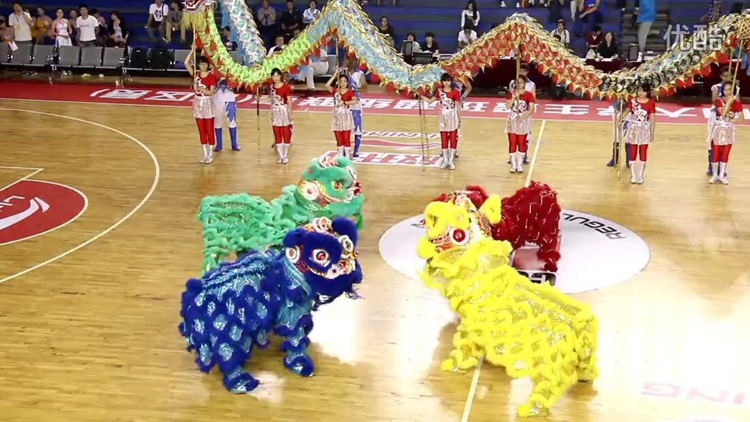 14-15CUBS南区开幕式中南大学舞龙舞狮表演第二部分