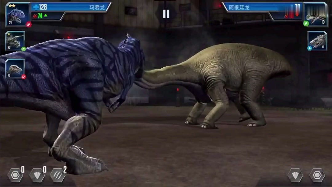 【侏罗纪世界】稀有的战斗片段!你绝对没见过!顶级恐龙大战 !