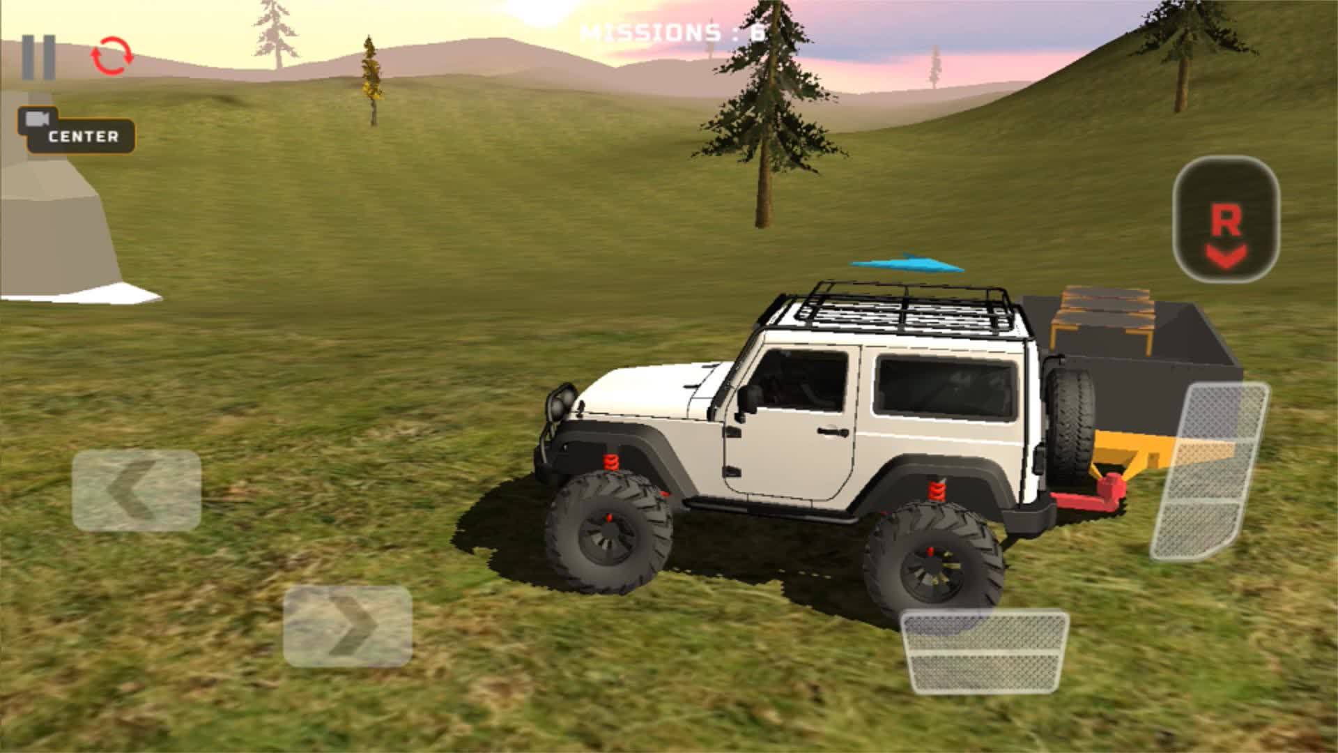 越野车运输模拟器拖挂货车,山间驰骋