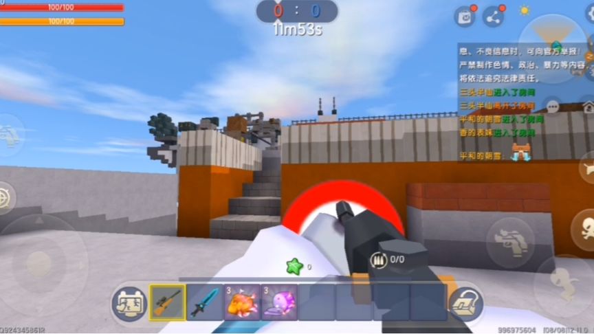 迷你世界:切枪瞬狙,手残竟然点狙了,感觉自己变菜了
