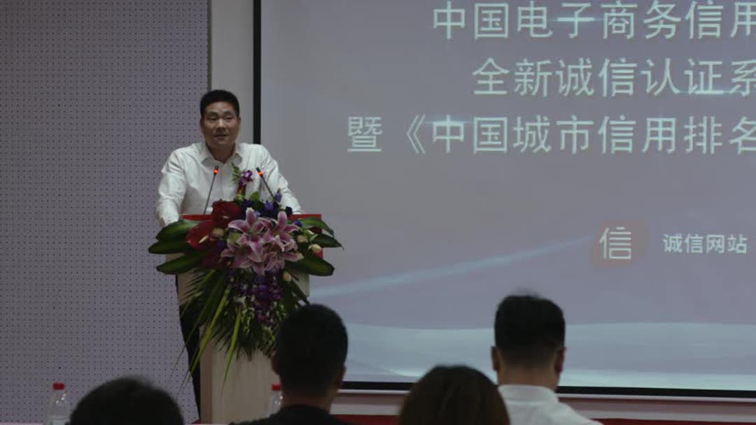 中国电子商务信用认证平台 齐继伟 新闻发布会答记者问