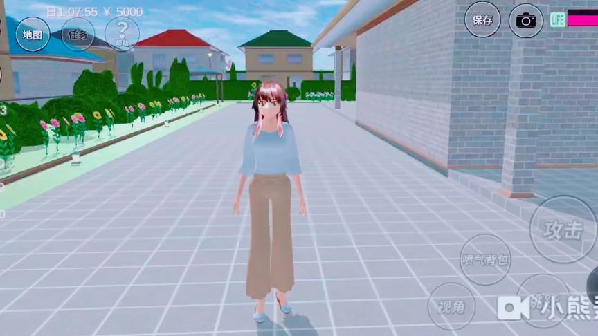 樱花校园模拟器:参观别人做的房子