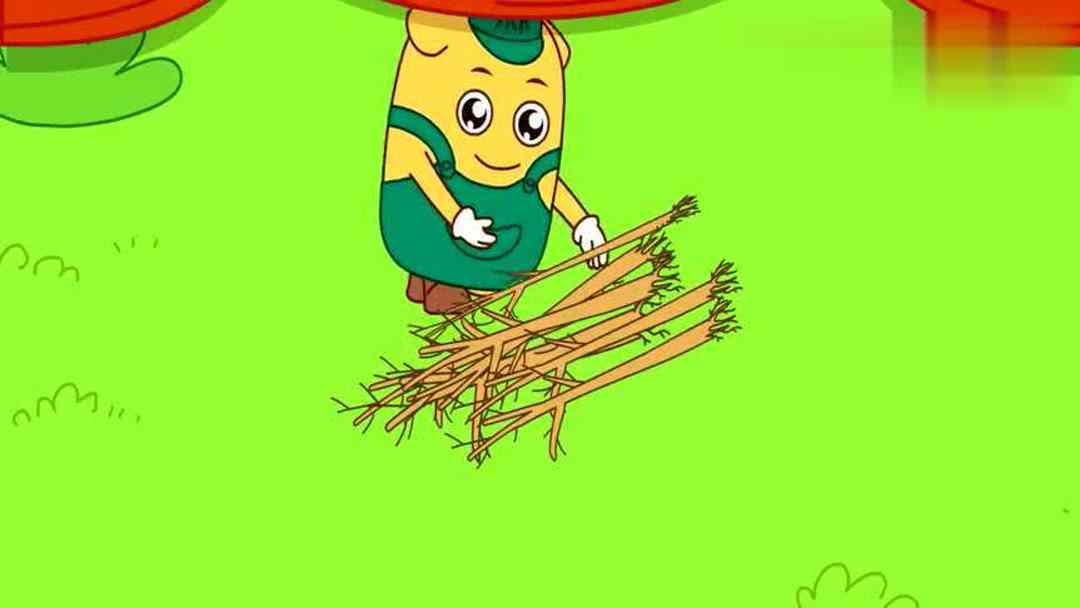 咕力把小树苗变大树少儿经典动画!