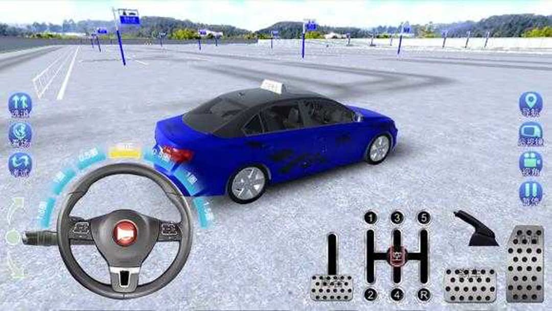 浙江宁波慈溪市慈舜科目二考场模拟游戏,真实考场考试顺序模拟。