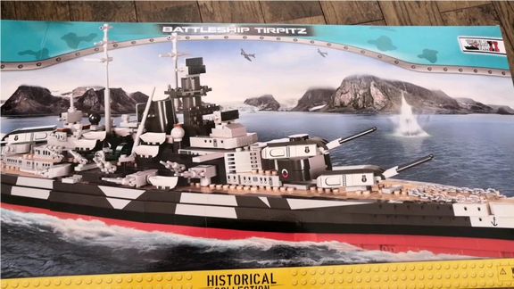 cobi继续书写传奇 俾斯麦级战列舰 提尔比兹号