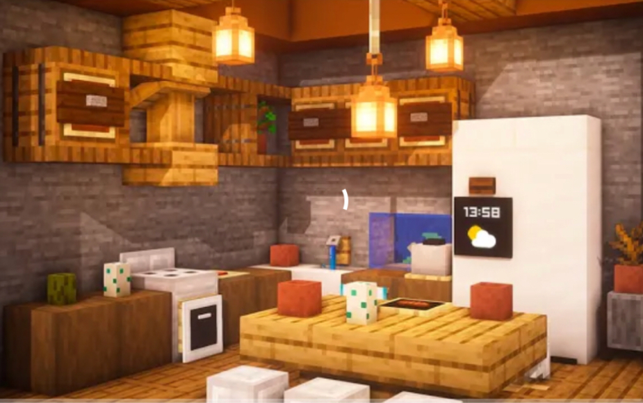 我的世界—厨房内饰设计(授权搬运)