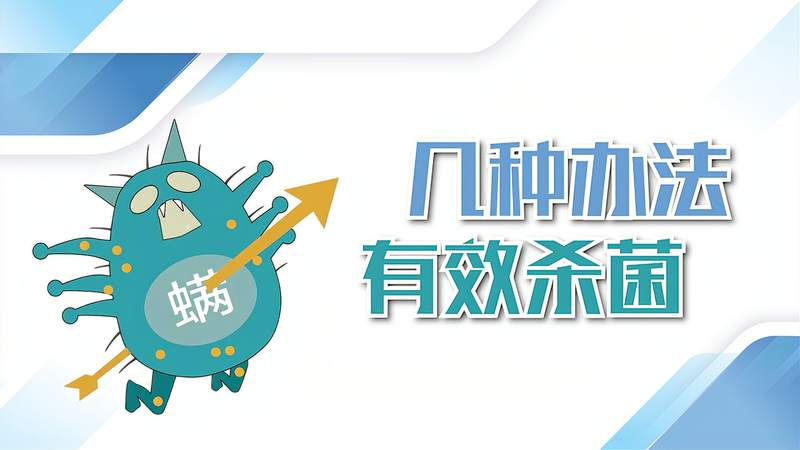 如何有效地去除螨虫？除了高温杀螨，还有这几种办法