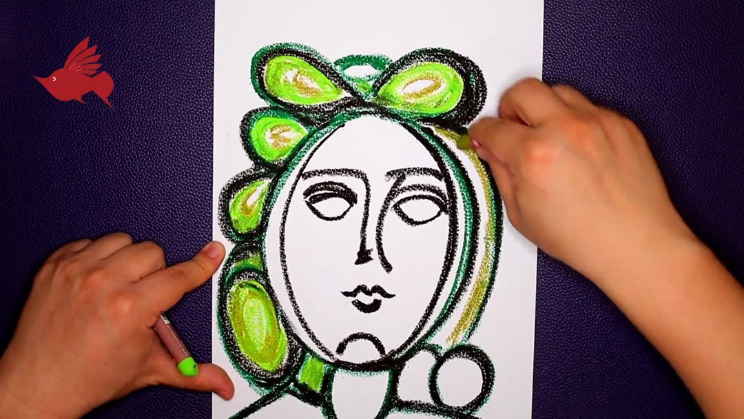 艺术大师眼中的美女,普通人无法欣赏的面容,临摹毕加索名画