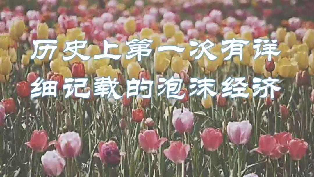 历史上第一次有详细记载的泡沫经济