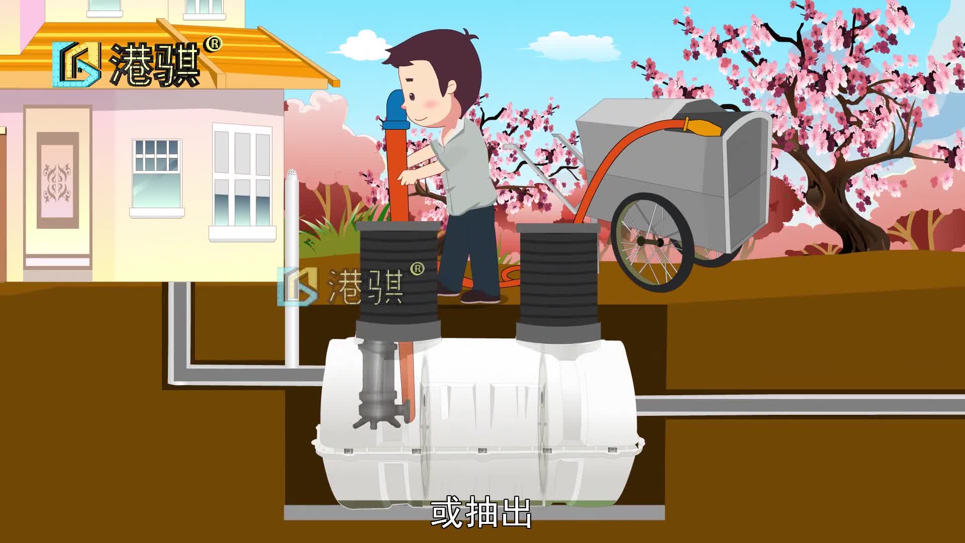 玻璃钢化粪池产品规格 城中村旱厕改造-港骐