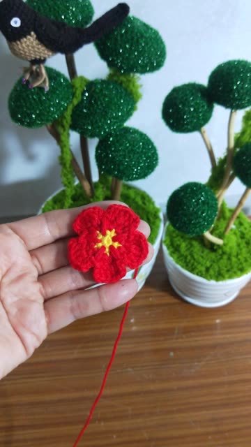 第3集| 毛线花编织教程
