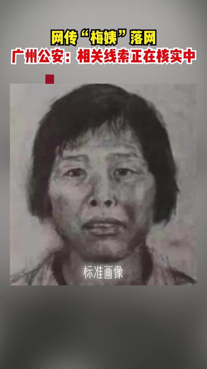 网传"梅姨"落网 广州公安:相关线索正在核实中