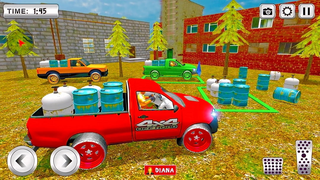 皮卡越野车山路送货模拟器 表面是送货司机 内心却是秋名山车神