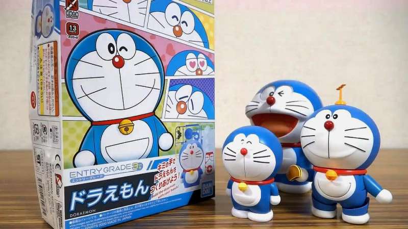 超可爱的机器猫小叮当!万代ENTRY GRADE哆啦A梦拼装模型鉴赏!