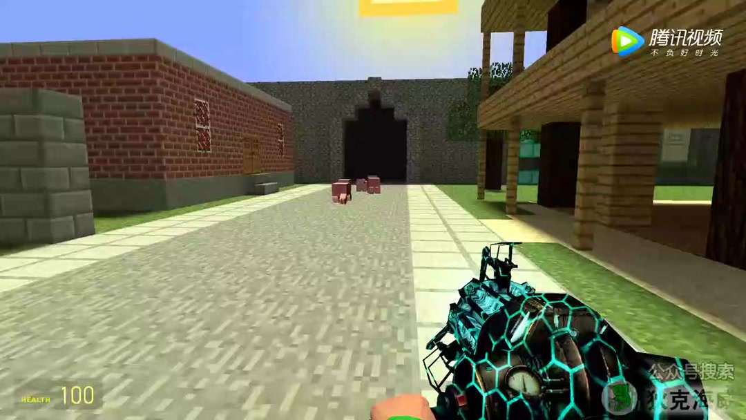 gmod模组大乱斗:我的世界神一般的猪,三个史蒂夫模仿