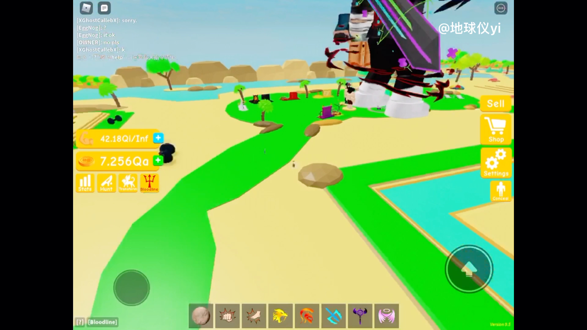 Roblox举重模拟器:小金人点赞的一人一个