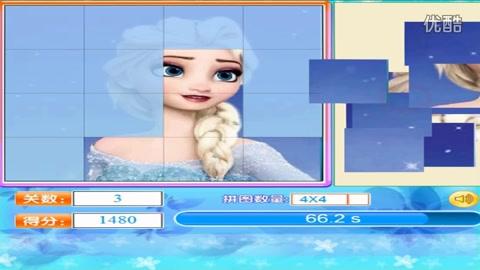 冰雪奇缘动画片 爱莎公主有心事找芭比公主一起玩