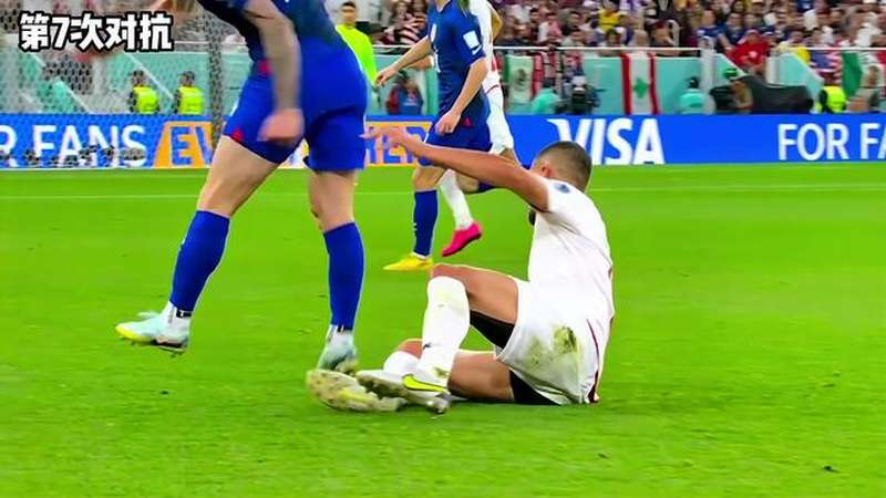 ...赛回顾之第三轮:美伊之战,全场对抗合集!#卡塔尔世界杯 #美国vs伊朗