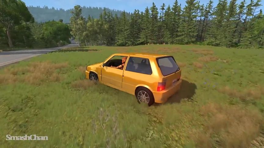 汽车模型实验:真实的交通事故