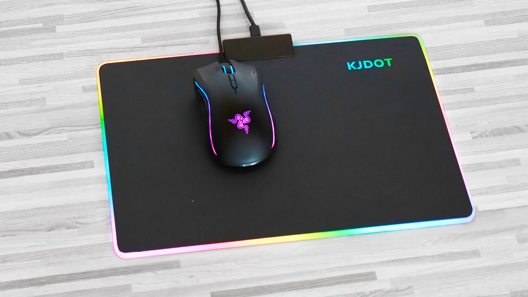 自制RGB发光鼠标垫 手工DIY全彩灯光游戏鼠标垫教学