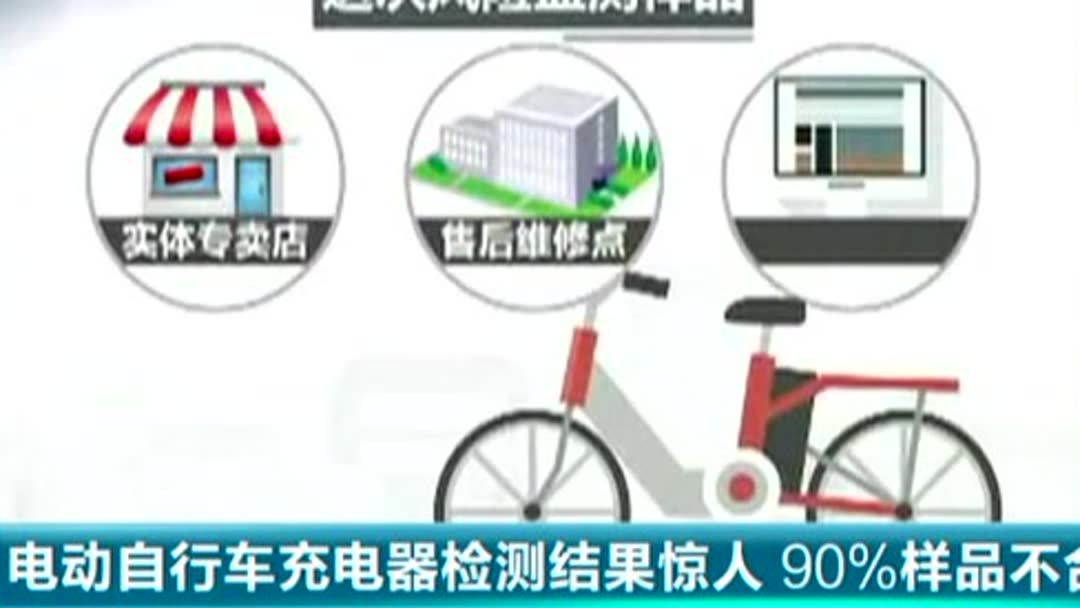 电动自行车充电器检测结果90%样品不合格!