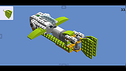 STEAM教育之乐高wedo2.0小鱼搭建单步动画