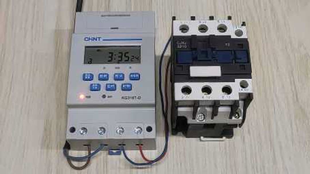 微电脑时控开关设置,控制接触器,电工应知应会