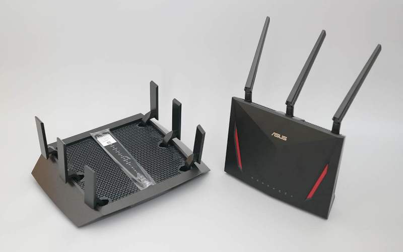 网件R8000P 华硕AC86U无线性能对比测试