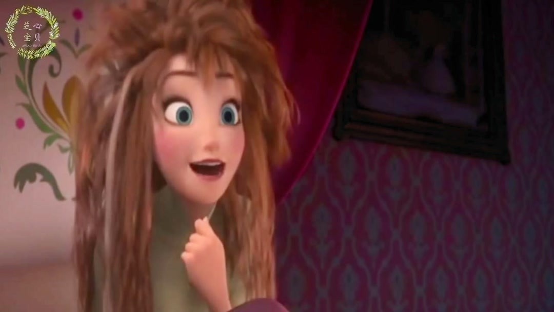 冰雪奇缘 精彩动画:城堡里朋友的聚会,安娜和艾莎真开心,喜欢