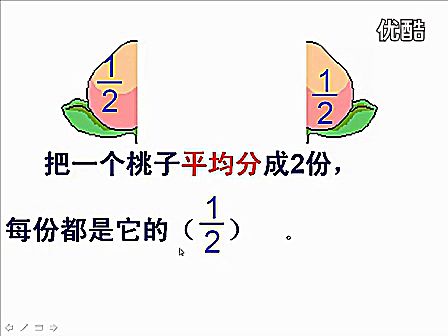 小学数学微课——分数的初步认识——几分之一_标清