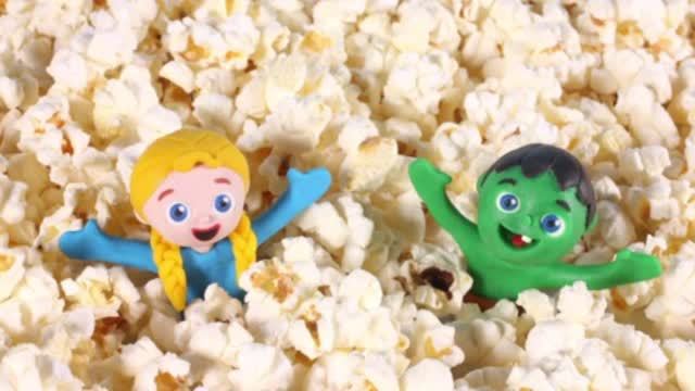 定格动画:如何制作爆米花海洋!