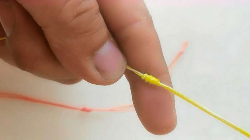 主线连接竿稍不切线的绑法,看仔细了吗