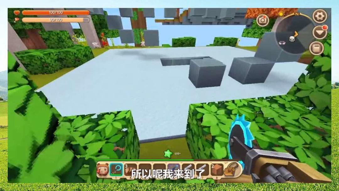 迷你世界:小姨子来到古代遗迹,无意获得了传送卷轴!