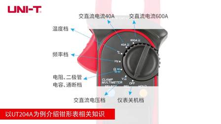 优利德钳形电流表基本使用入门视频
