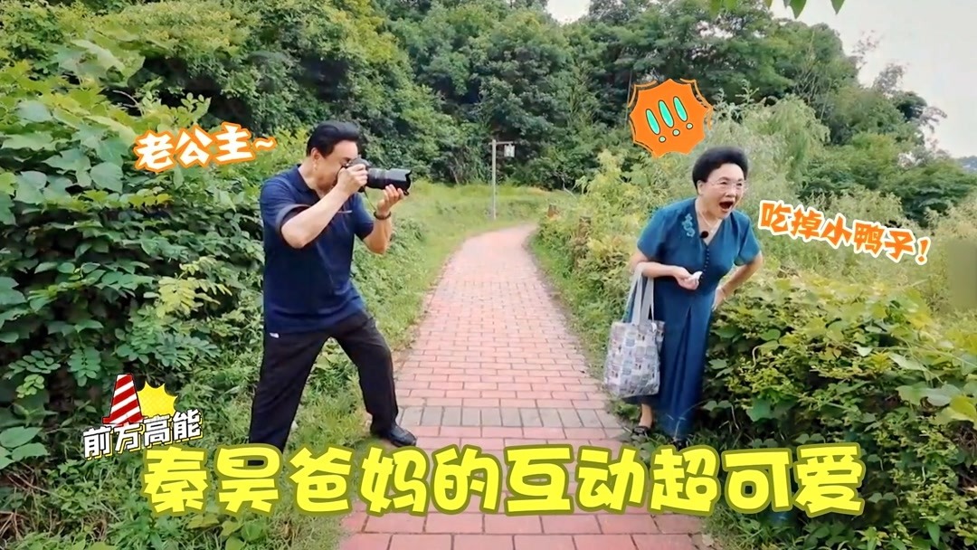 明星父母的相处方式,秦昊爸妈私底下的互动超可爱,太圈粉了!