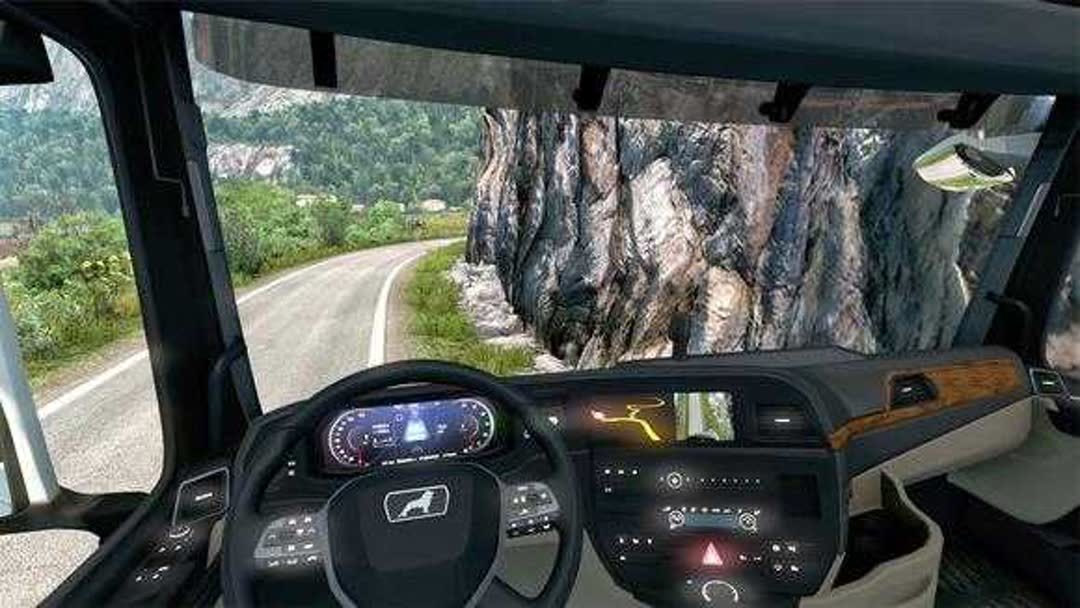 欧卡2-MAN-TGX2020款车头MOD,内饰仪表盘是最大亮点
