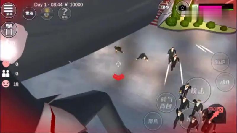 樱花高校模拟器:使用巴拉巴拉魔法棒狠揍山口组成员,我裂开了啊