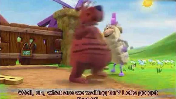 美国电视播放给孩子的英语启蒙动画—run away